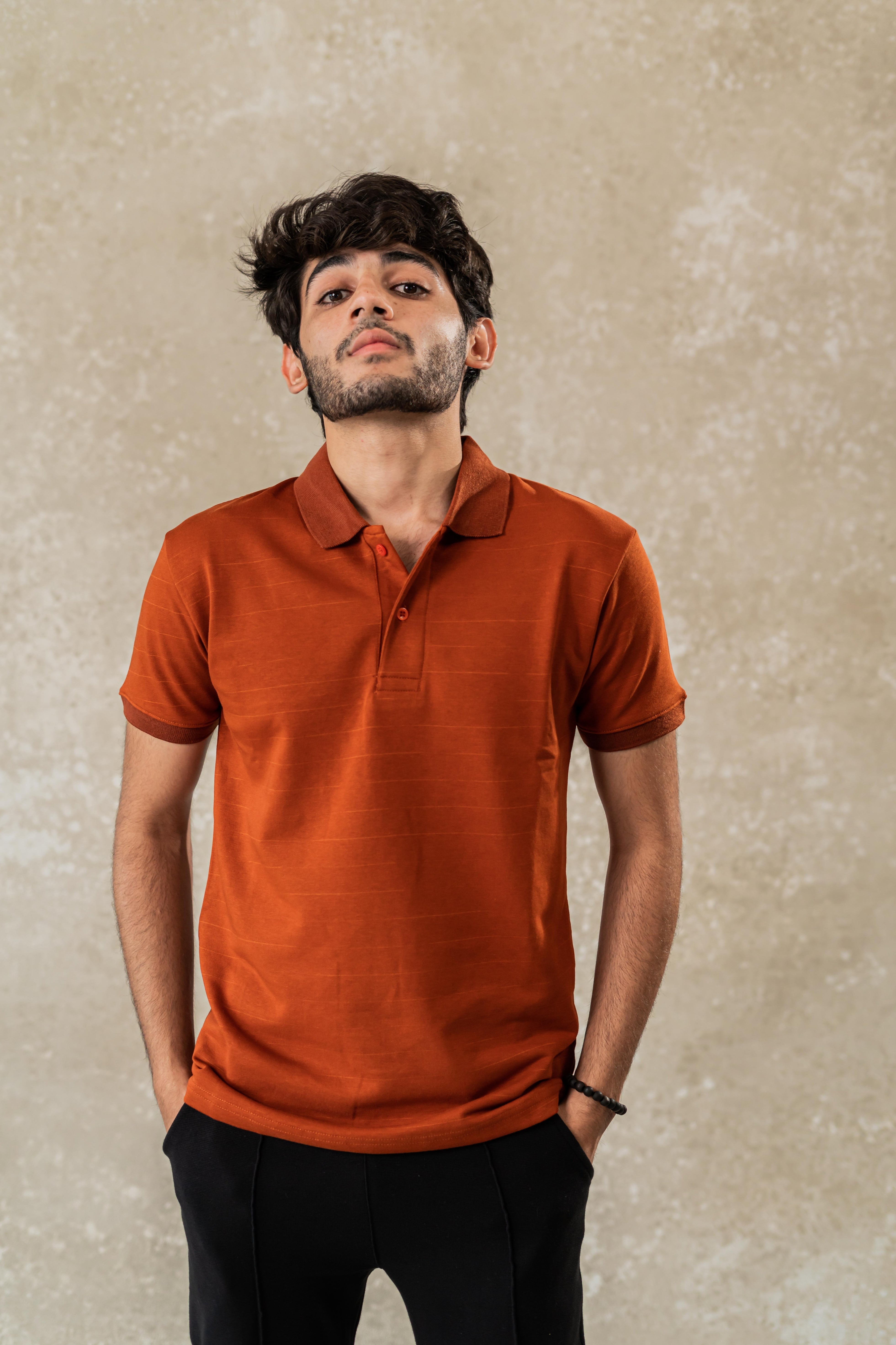 Cherry Rust Polo T-shirt – Superior Apparel Technology